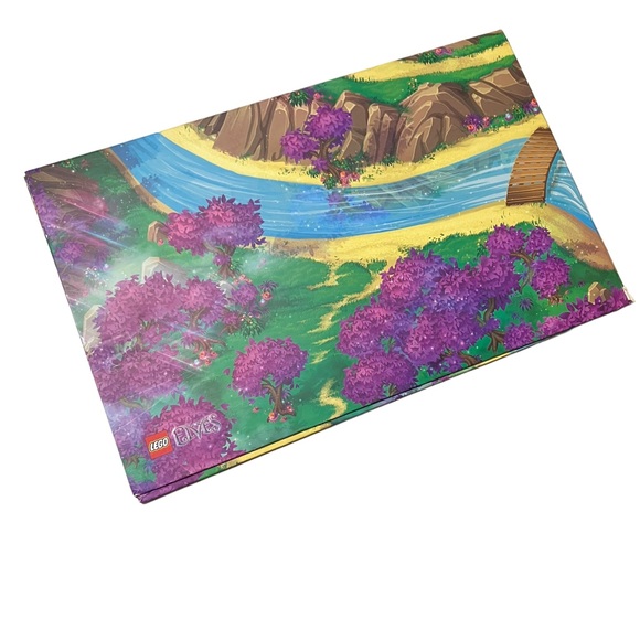 Lego | Toys | Lego Elves Double Sided Playmat Beach Scene Elf Bridge ...